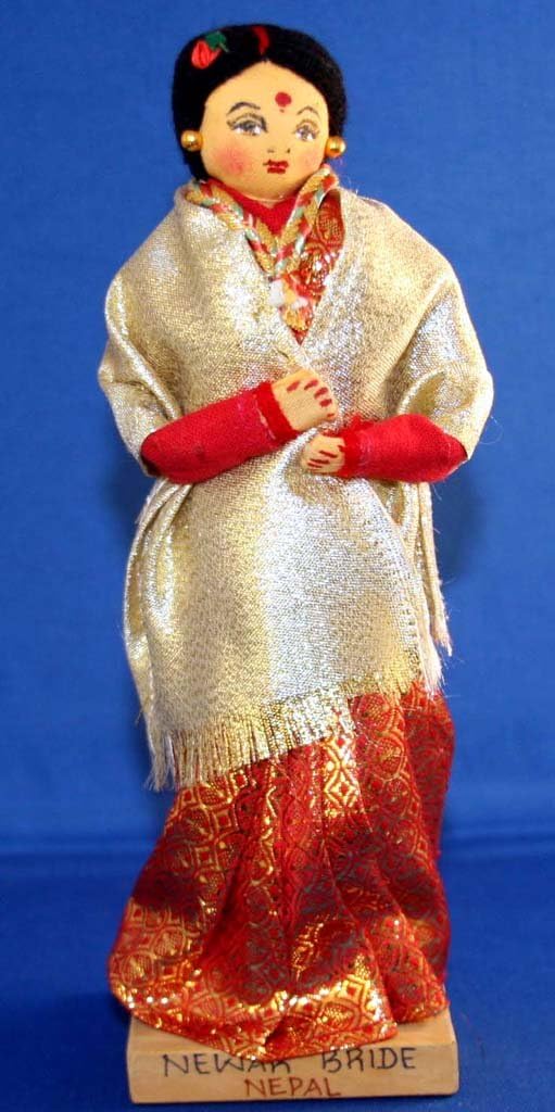 Amazon.com: Ethnic Doll - Nepali Handmade Newar Bride Doll from Nepal ...
