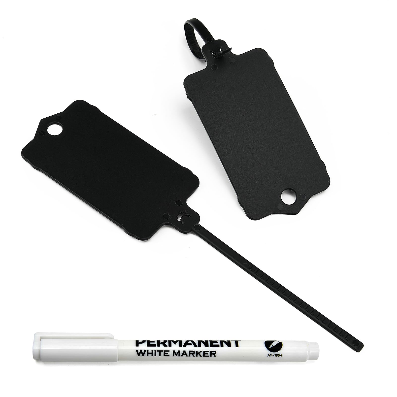 Snapklik.com : LeadSeals 100pcs Blank Plastic Tags For Labeling ...