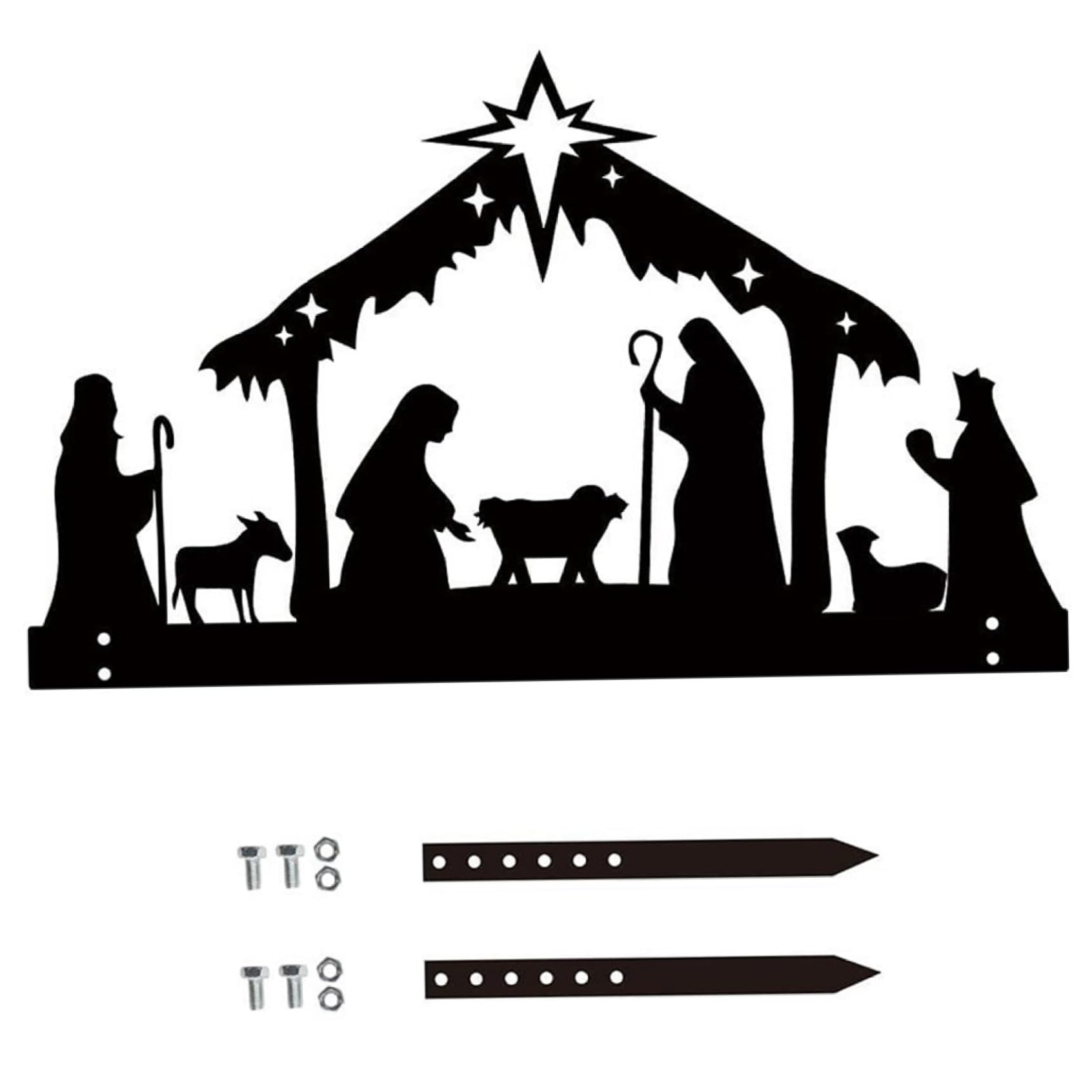 Nativity Clip Art Black And White 50 Nativity Scene Clipart Graphics