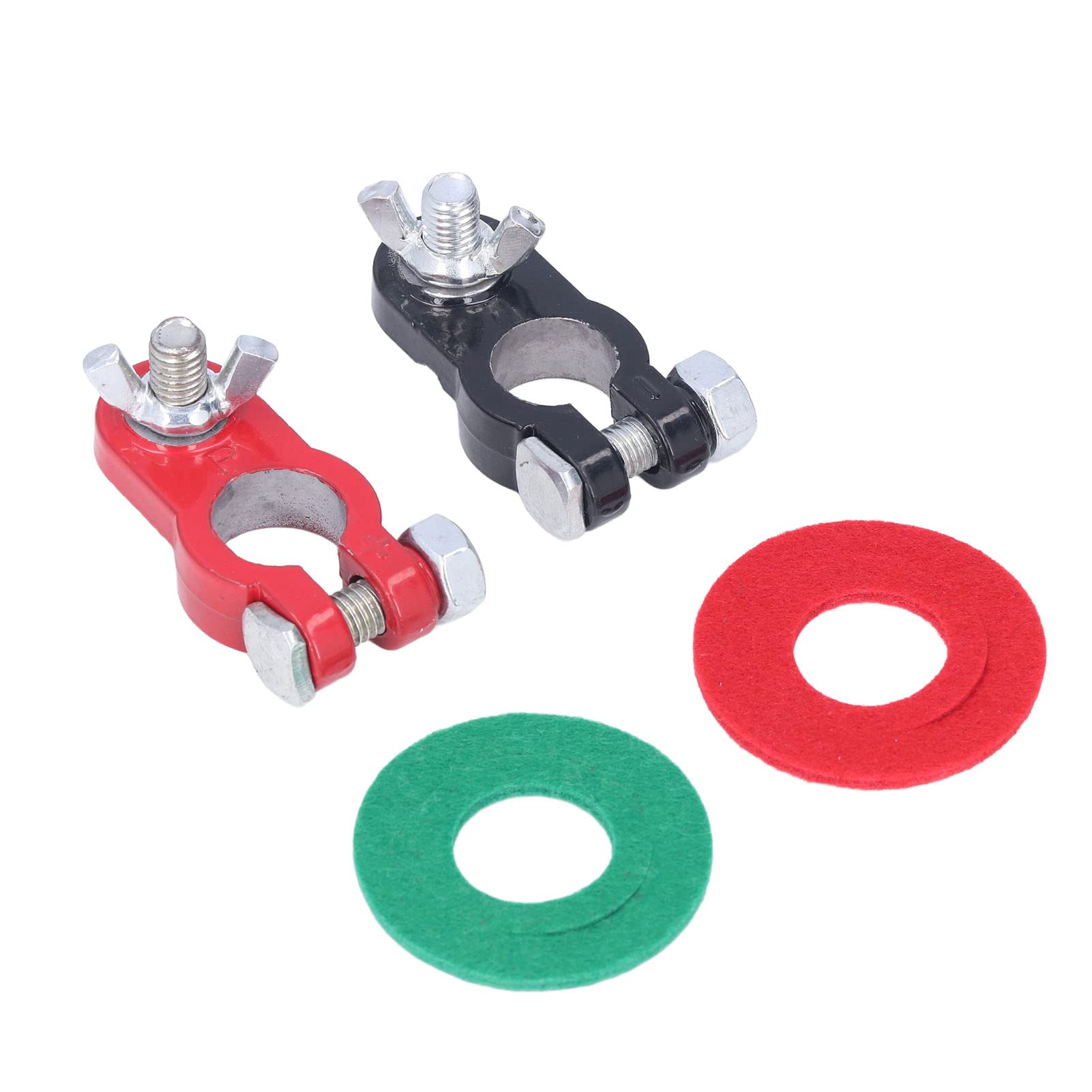 Amazon.com: Battery Terminal Clip, Aluminium Positive Negative Clamp ...