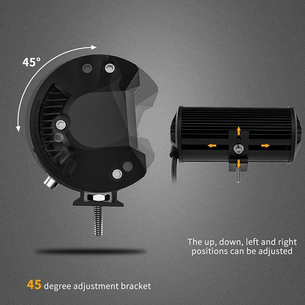 Snapklik.com : 7 Inch LED Tractor Work Lights, LED Light Bar LED Pods ...