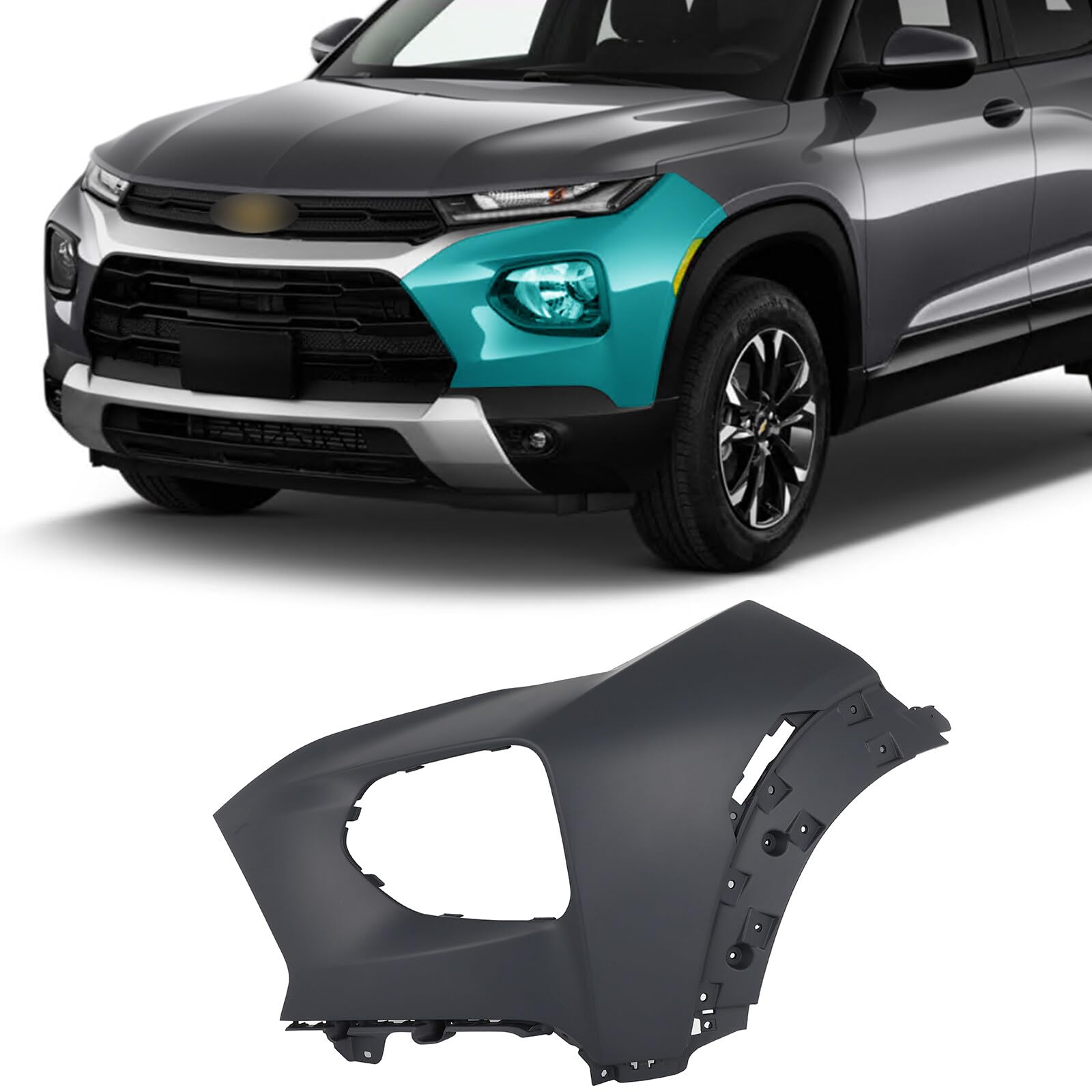 Amazon.com: SCITOO Front Bumper LH Bumper Cover fit for 2021-2022 for ...