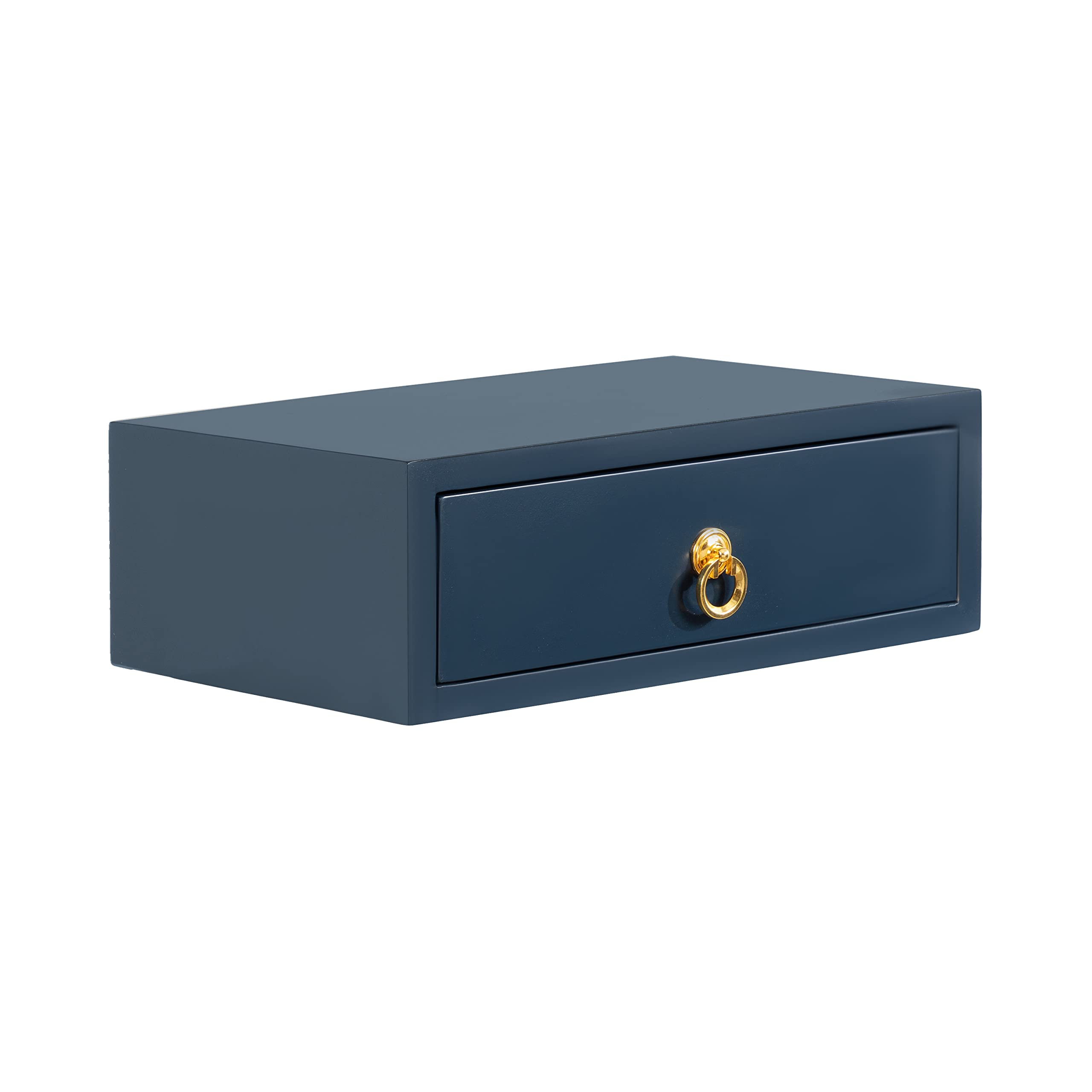Amazon.com: Kate and Laurel Decklyn Floating Wooden Side Table, 18 x 12 ...