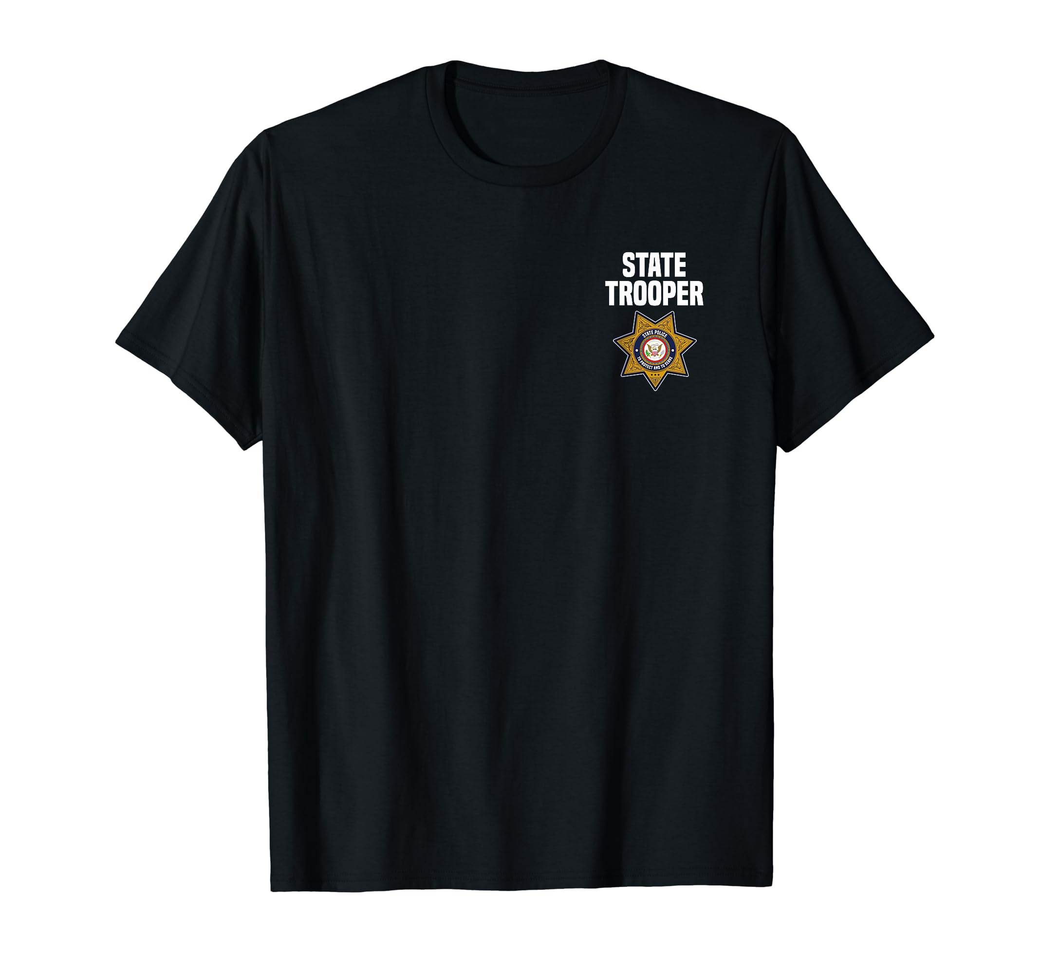 Amazon.com: State Trooper Highway Patrol Police Officer Uniform T-Shirt ...