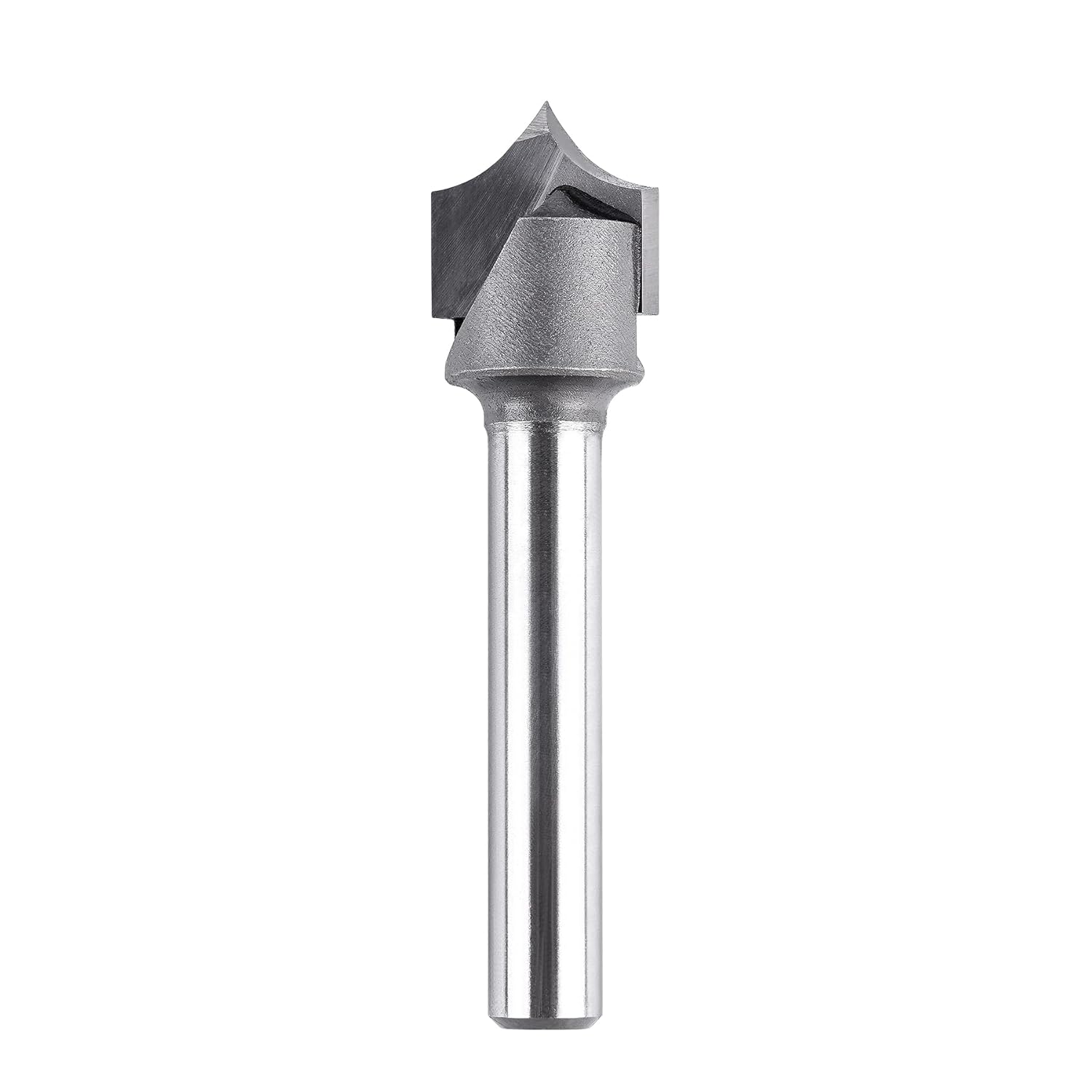 SpeTool 1/4" Shank Point Cutting Roundover Router Bit with 1/2" Cutting ...