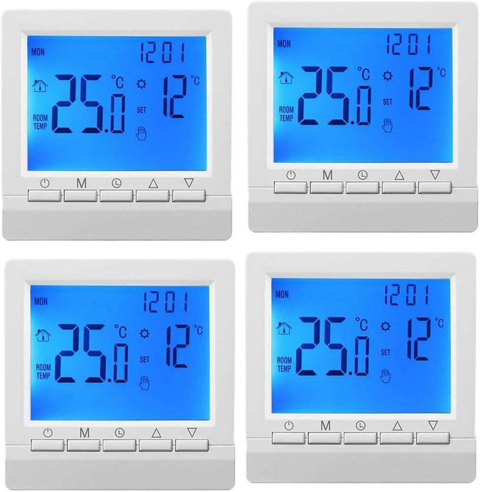 Thermostat Programmable Digital Room Temperature Controller LCD Room ...