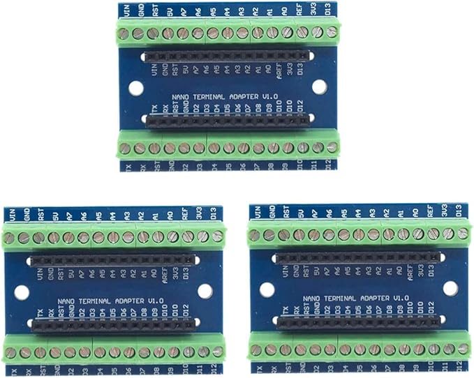 Amazon.co.jp: HiLetgo Arduino Nano V3.0 AVR ATMEGA328P-AU IO シールドV1.0 IO 拡張ボード : パソコン・周辺機器
