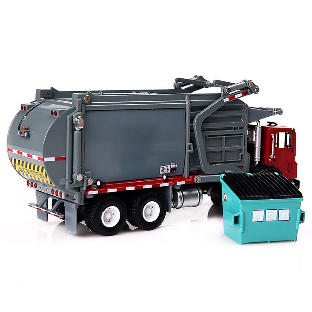 Garbage Truck Toy Model,1:43 Scale Metal Diecast Recycling Clean Trash ...