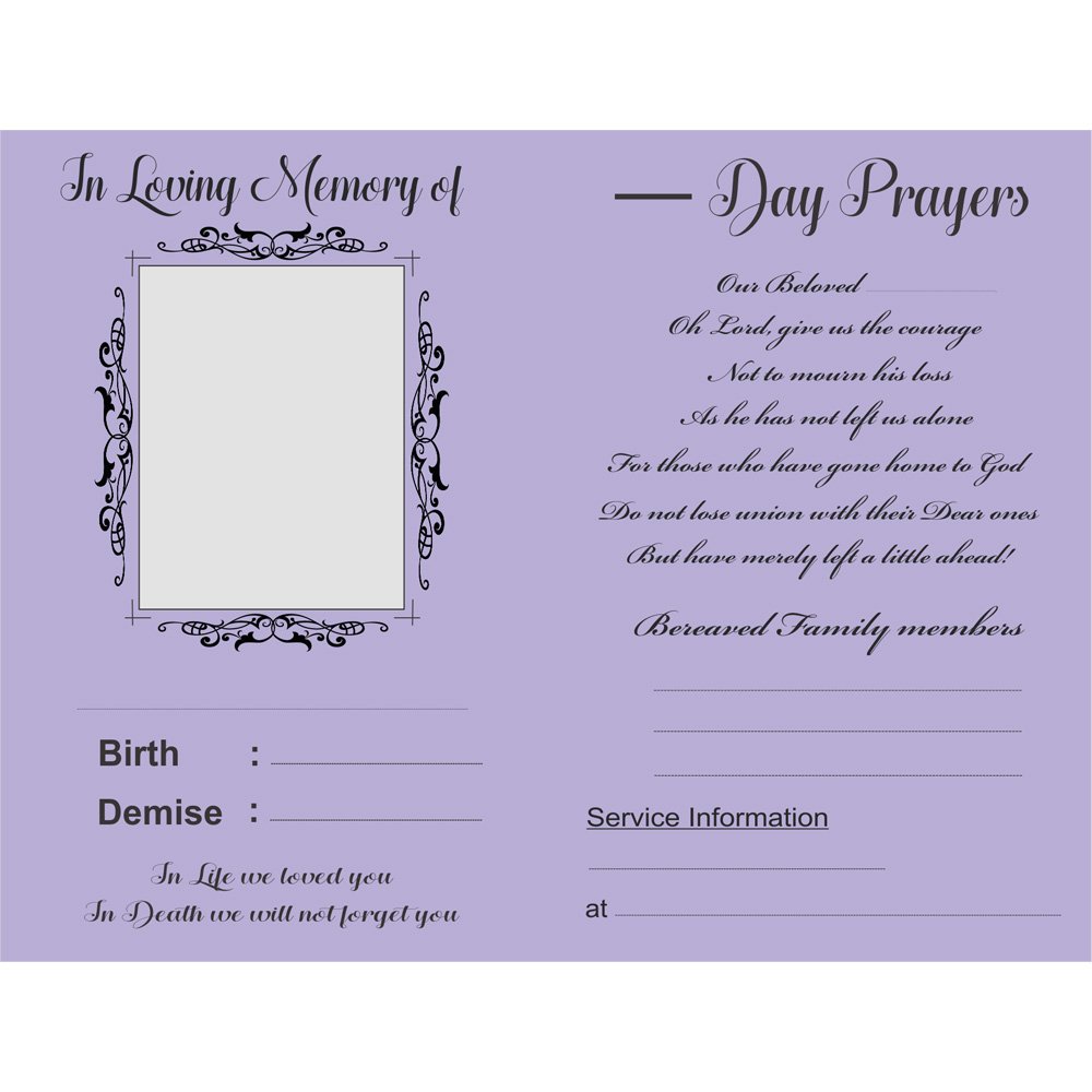 Sample Death Anniversary Cards Death Anniversary Card Designs, Themes,