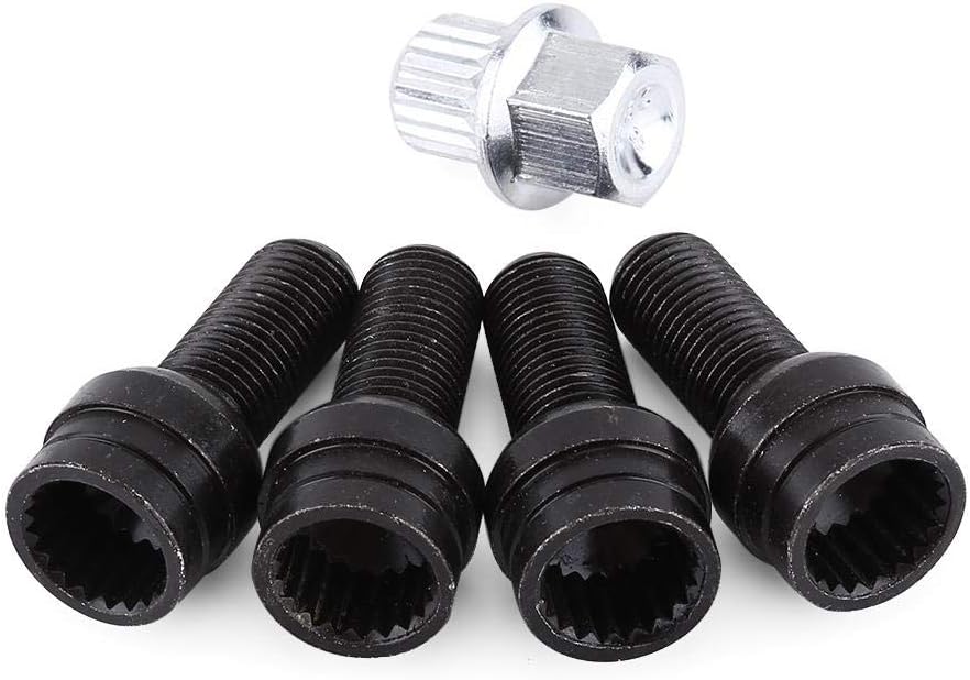 Amazon.com: Qlhshop Wheel Bolts Locking Lug Nuts M14 x 1.5 with Locks ...