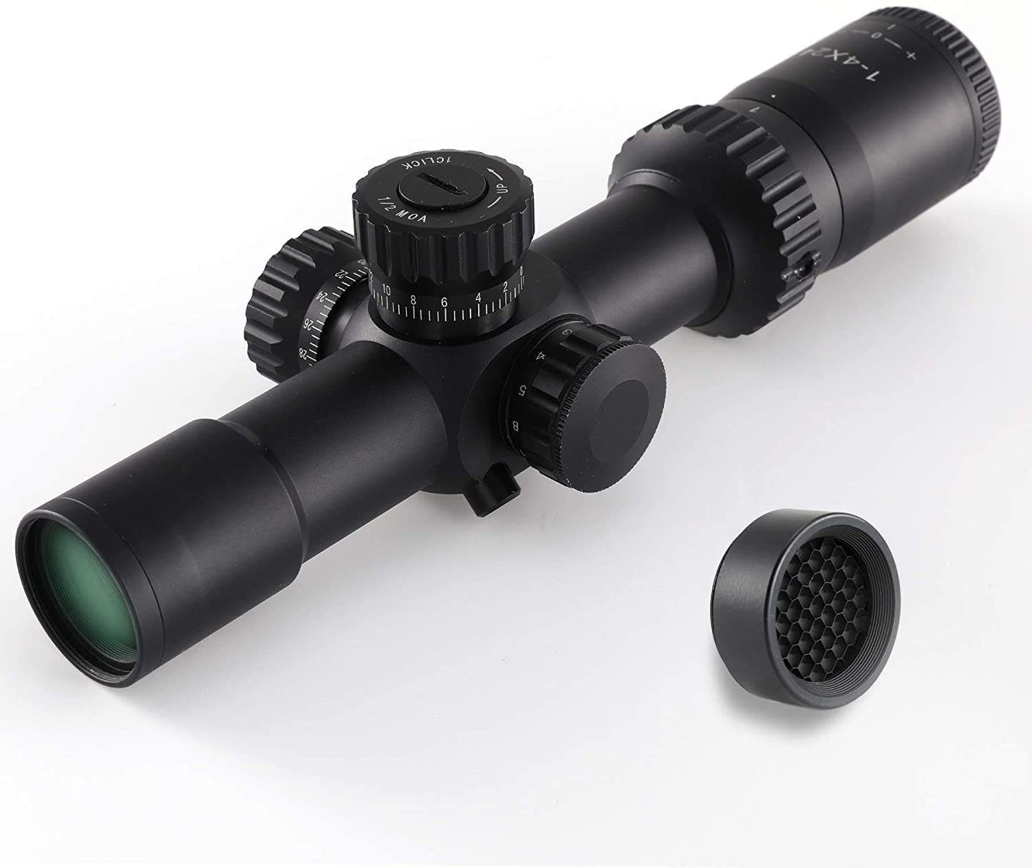 Buy HIRAM 1-4x24 First Focal Plane FFP Rifle Scope with Red Green ...