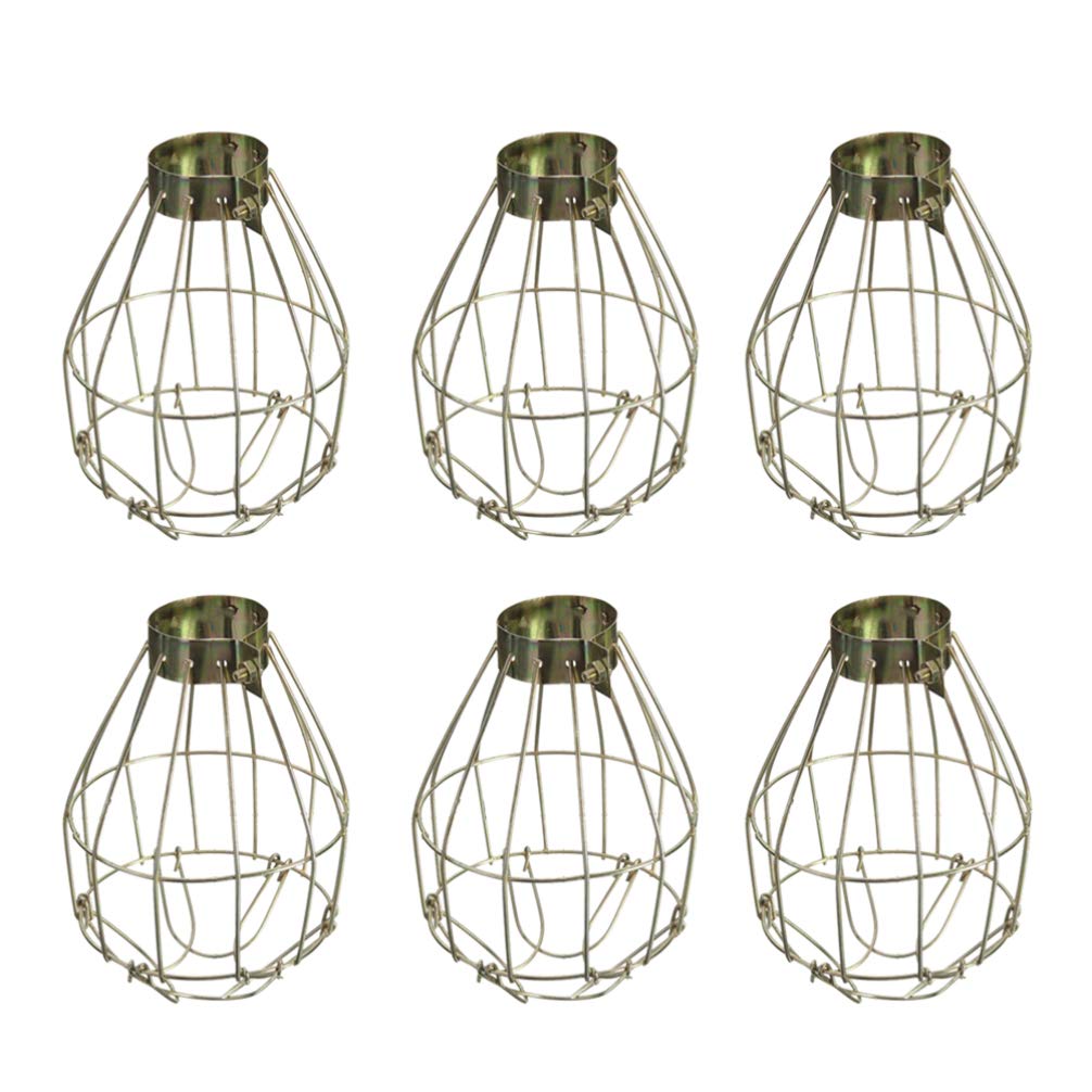 Amazon.com: Lurrose 6 Pack Metal Bulb Guard Vintage Industrial Light ...