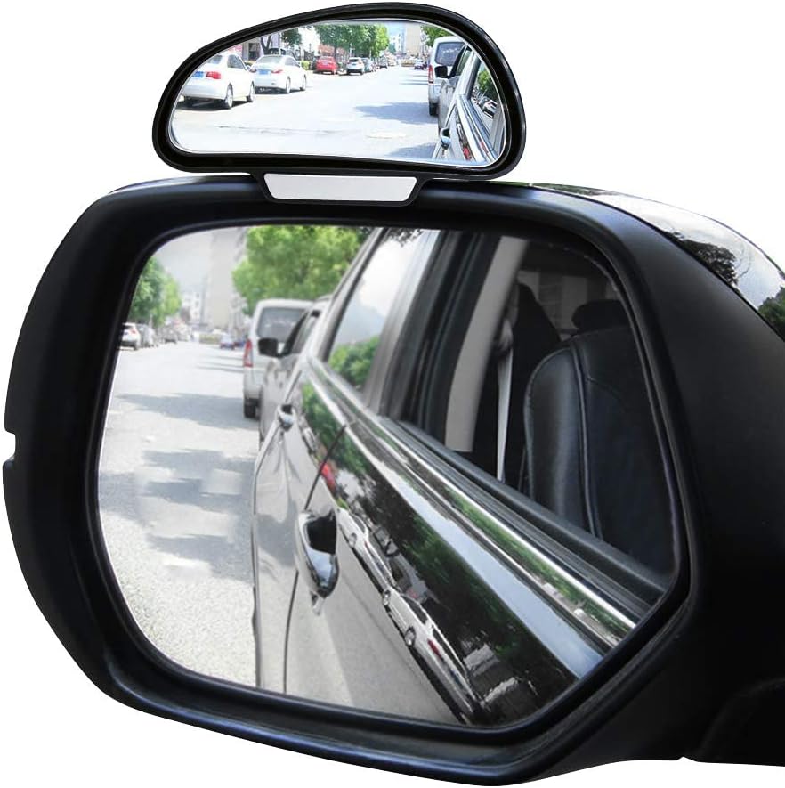 Amazon.com: Made in USA, HD Metal Lense 360° Blind Spot Mirrors ...