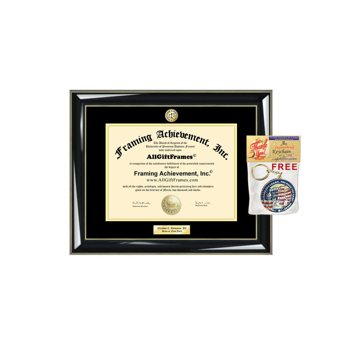 Amazon.com - Law School Graduation Diploma Frame Passing State Bar Gift ...
