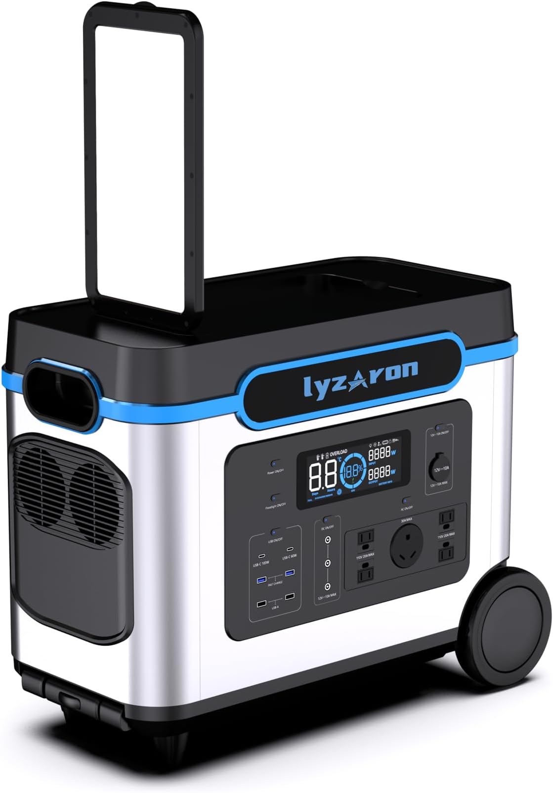 Amazon.com: 3000W Portable Lithium Battery Power Station - 3200Wh, AC ...