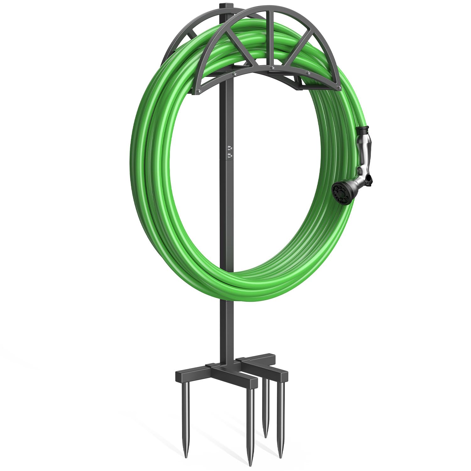 Amazon.com : Keten Garden Hose Holder, 4 Spikes Freestanding Outdoor ...