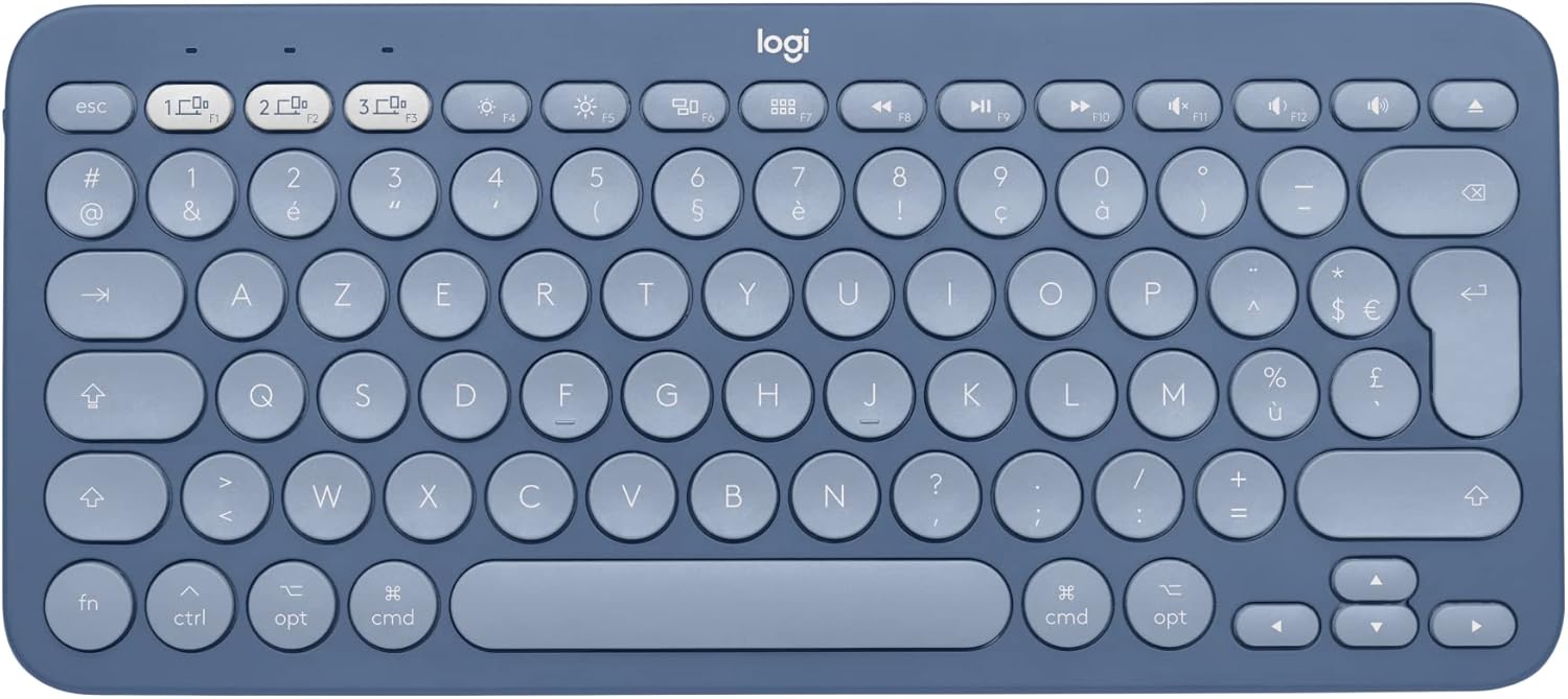 Logitech K380 Multi-Device Bluetooth Keyboard for Mac, Compact and Flat ...