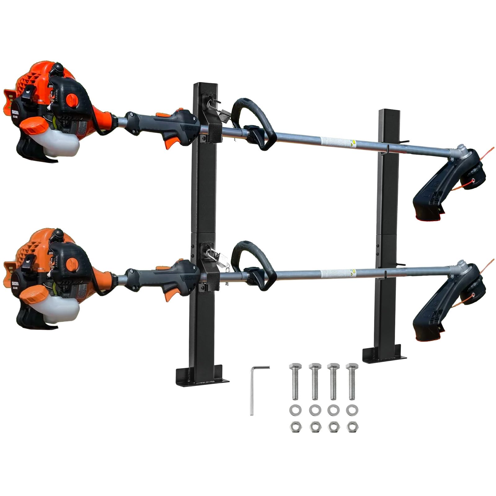 Fumingpal Trimmer Racks for Open Trailers - Weedeater Rack Lockable ...
