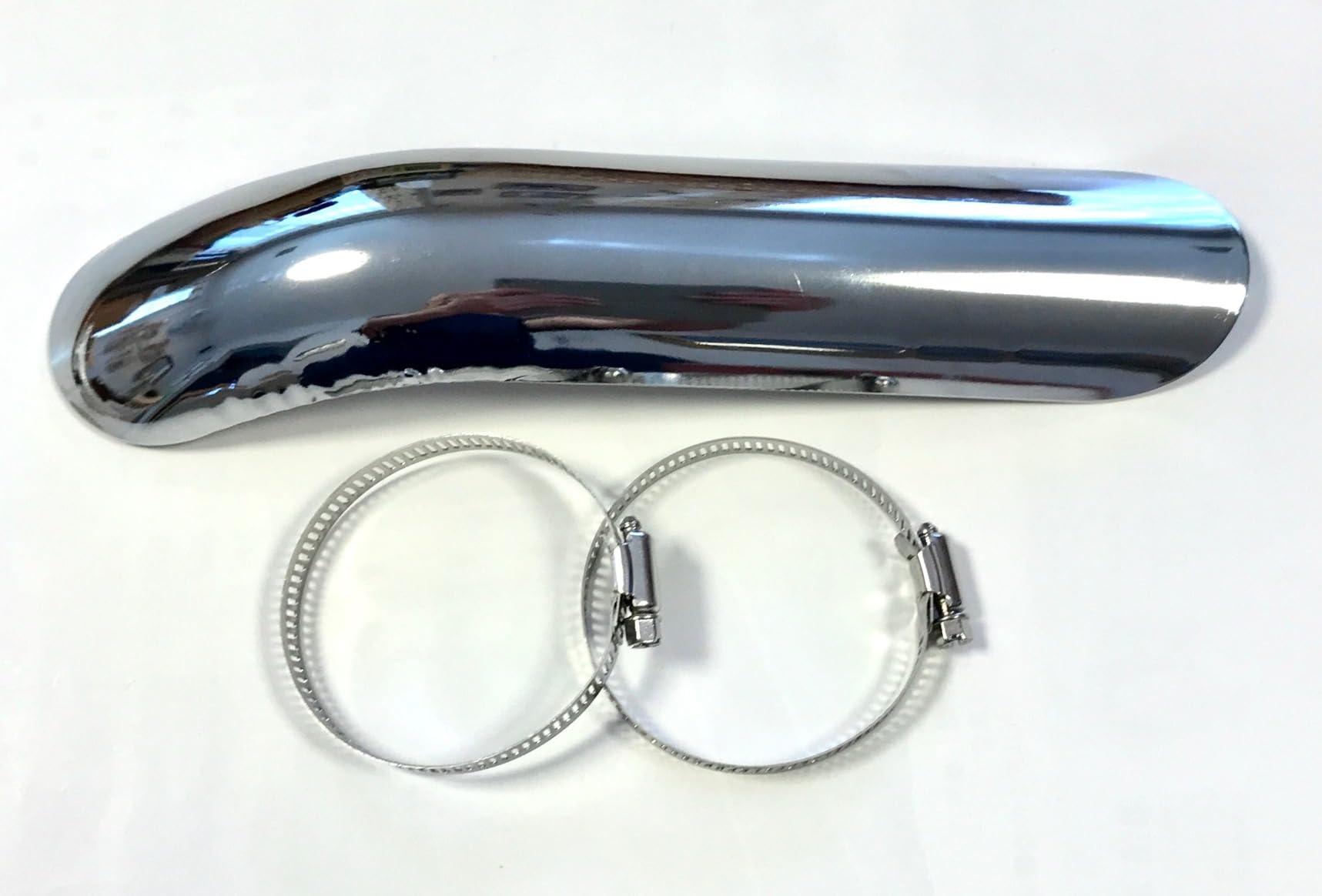 Amazon | shymie マフラーガード バイク ヒートガード ヒート プロテクター オートバイ マフラー マフラーガード バッフル パイプカバー シルバー 穴あき | マフラーカバー ...