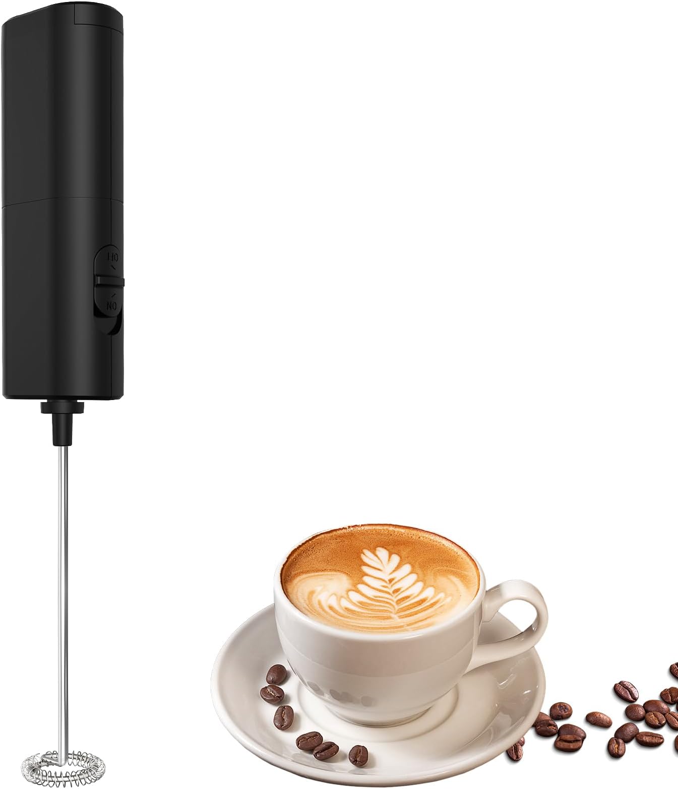 Amazon.com: Milk Frother for Coffee, Handheld Frother Electric Whisk ...