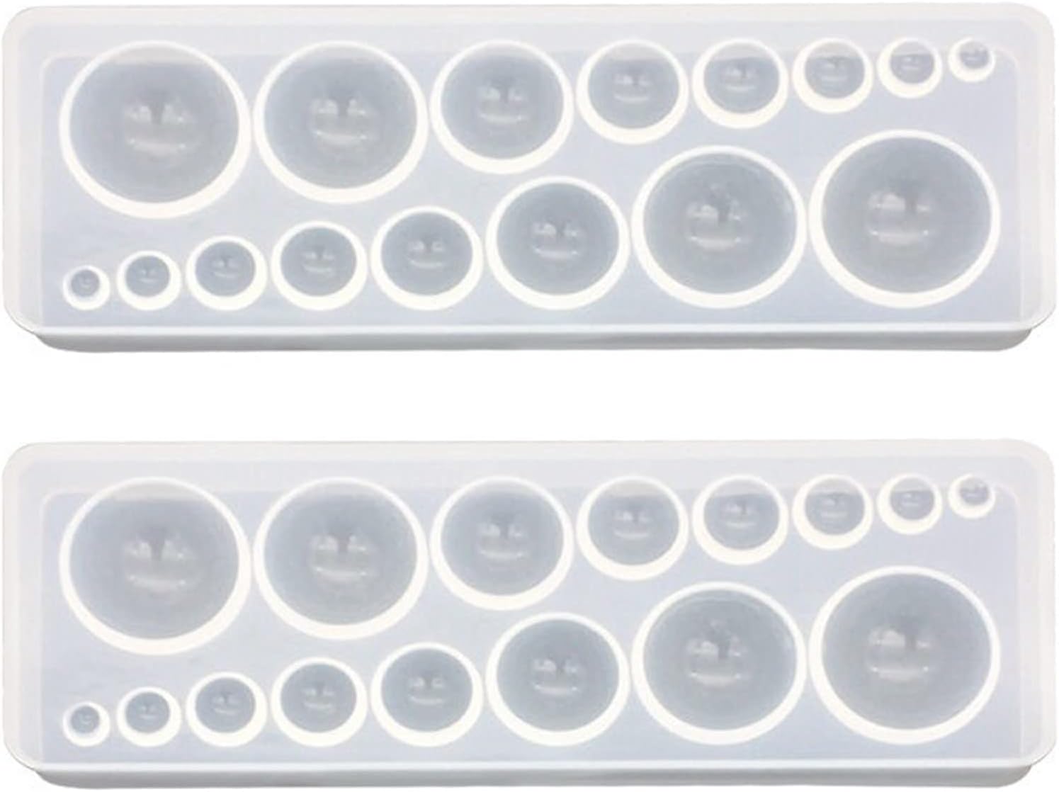 Amazon.com: Mini Round Silicone Molds for Ear Studs Tiny Resin Mold ...