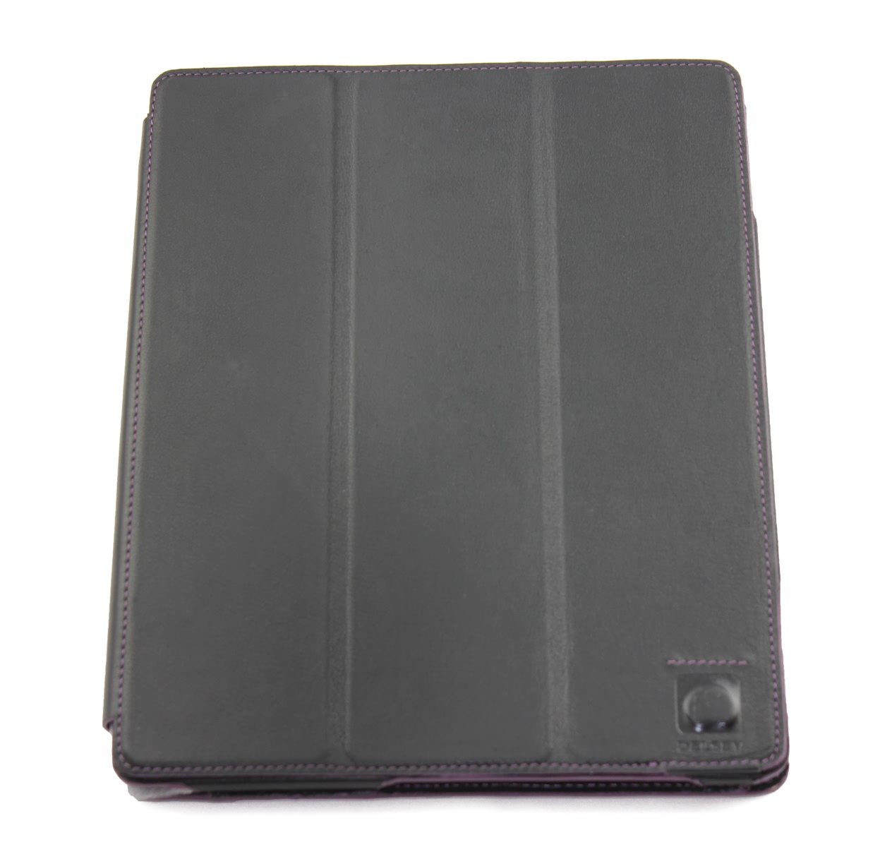 Buy Delsey Aurore Leather Freesize Black & Purple Tablet Holder at ...