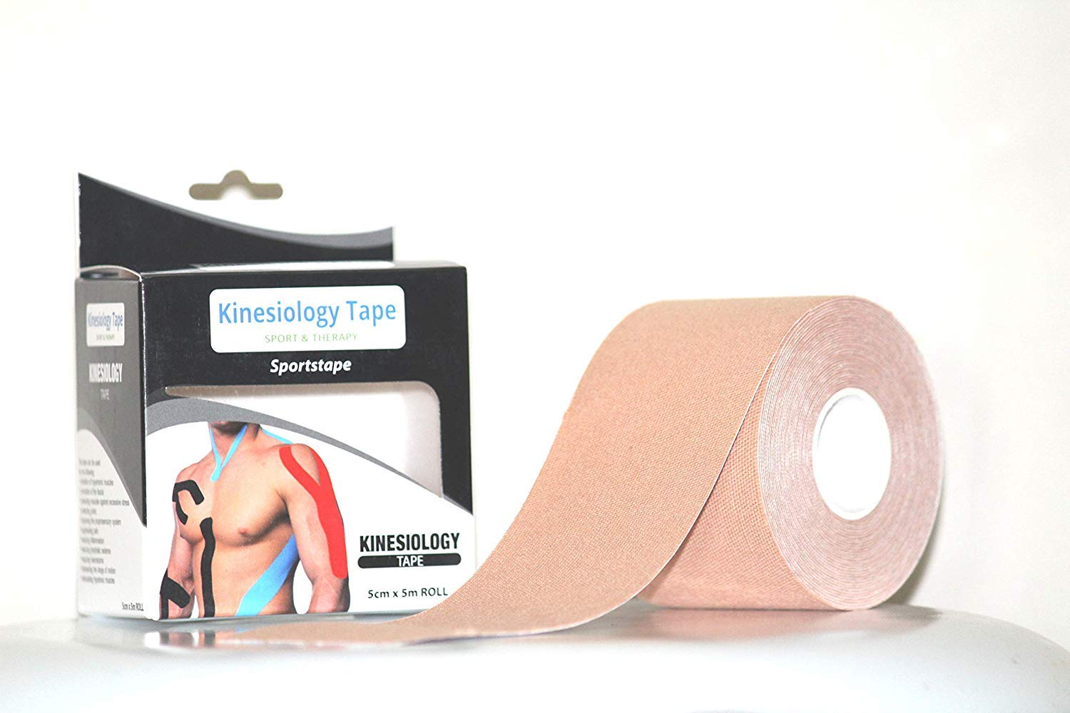 HUMBLE Kinesiology Tape for Knee, Shoulder, Calf, Thigh, Athlete Pain Relief Tape for Men and ...