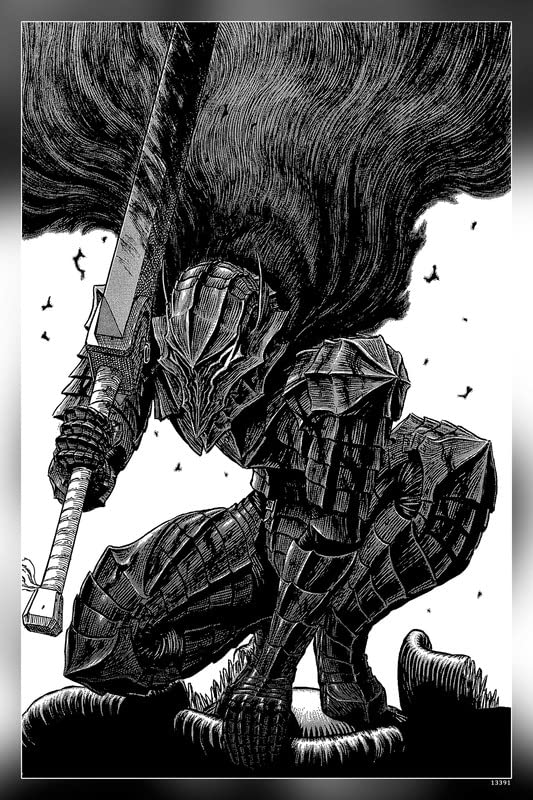 Poster Best Berserk Guts Matte Finish Paper Poster Print 12 x 18 Inch ...