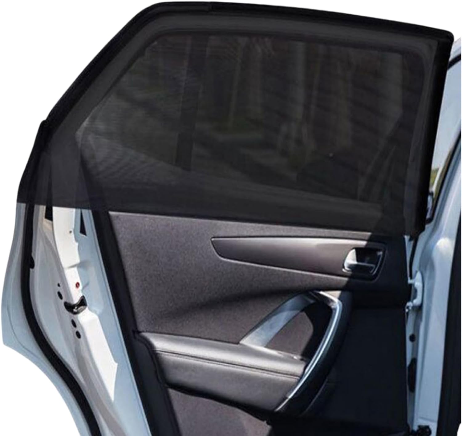 Amazon.com: 2Packs Car Window Screen for Rear Window, Elastic Mesh Sun ...