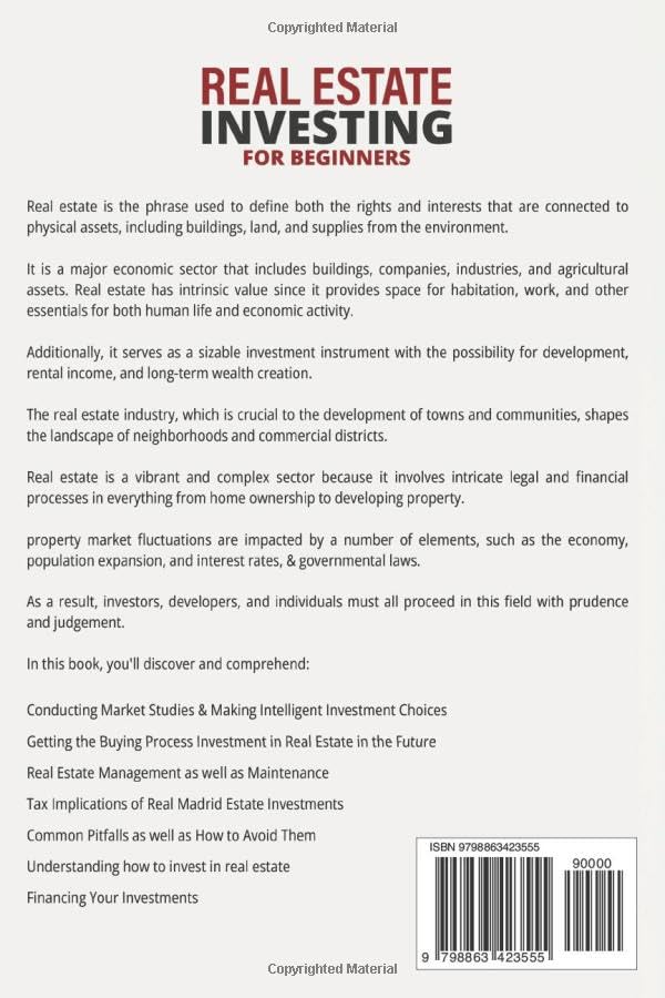 Snapklik.com : Real Estate Investing For Beginners: A Complete Guide To Learning About ...