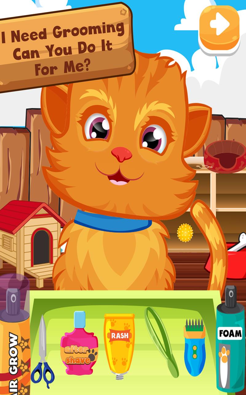 Pet Shavers Animal Shave Shop & Grooming Salon Spa - Free Games For ...