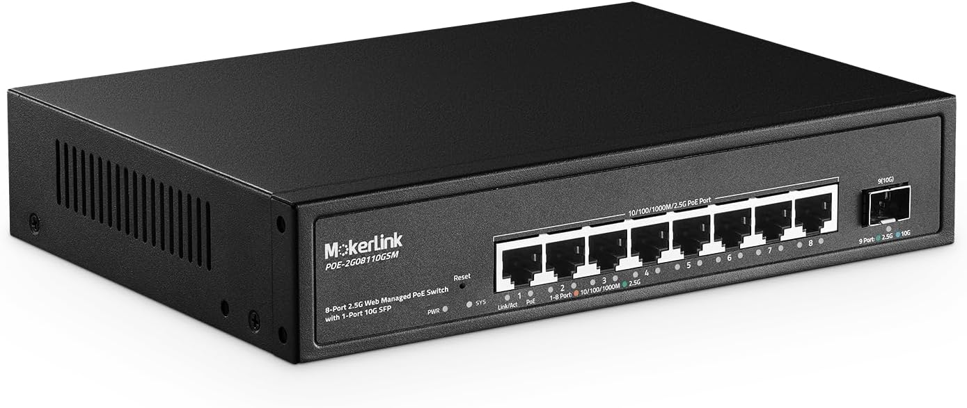 Amazon.com: NETGEAR 10-Port PoE 10G Multi-Gigabit Smart Switch ...