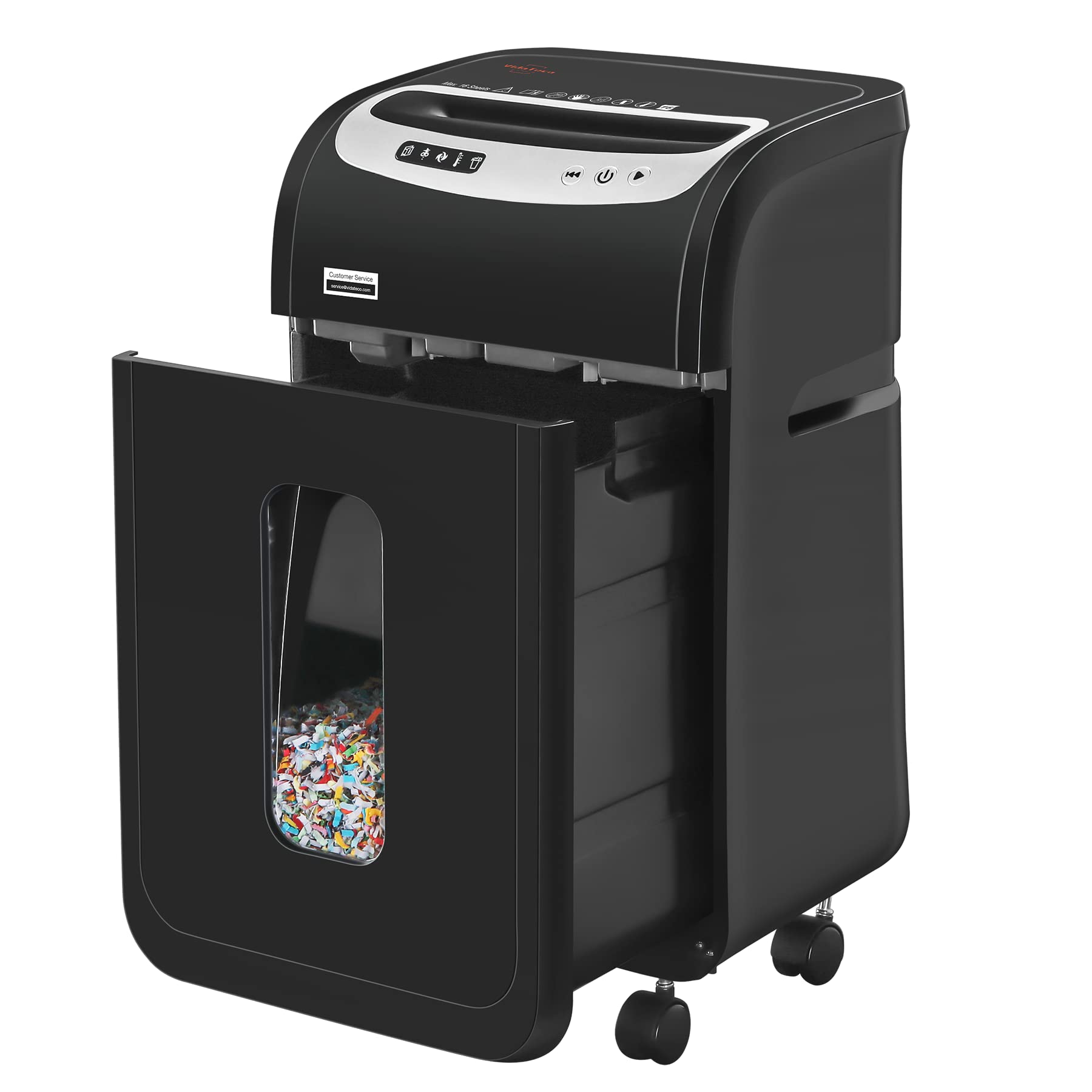 Paper Shredder with US Patented Blade,VidaTeco 16-Sheet Micro-Cut Heavy ...