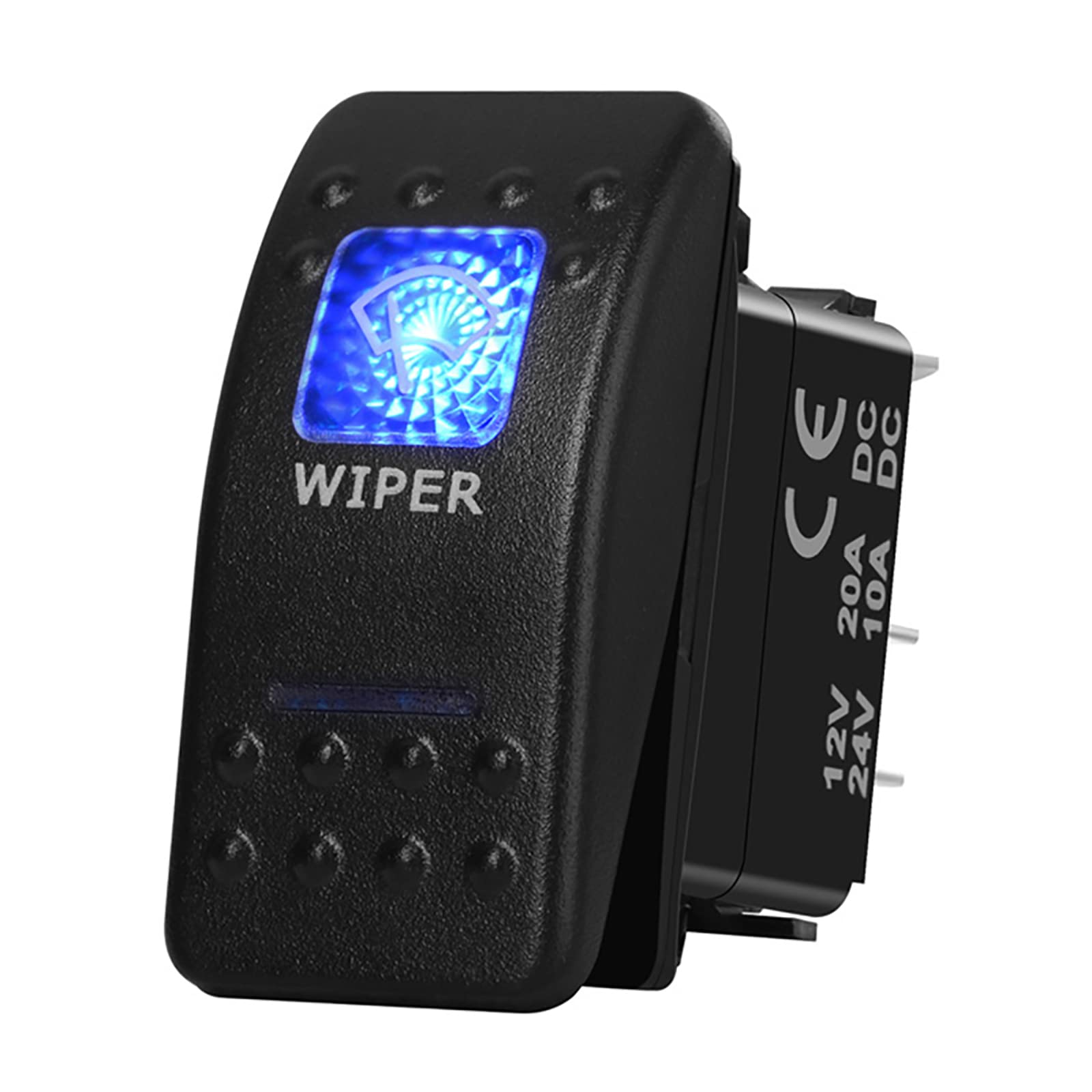 Amazon.com: Windshield Wiper Switch 7 Pin ON-Off-ON DPDT Wiper Rocker ...