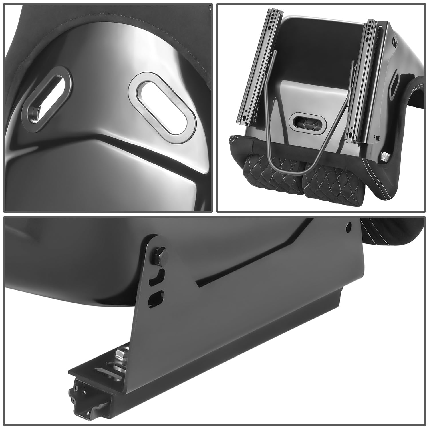 Boat Seat Slider DNA Motoring Universal Bucket Seat Slider - Dual ...