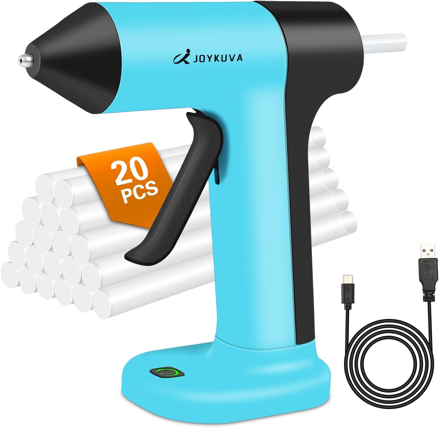 Amazon.com: Narbell Cordless Hot Glue Gun Kit with 30 Pcs Sticks,Less ...
