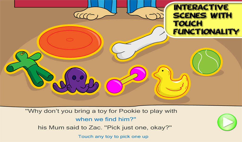Find where Pookie is hiding bedtime story book - App on Amazon Appstore