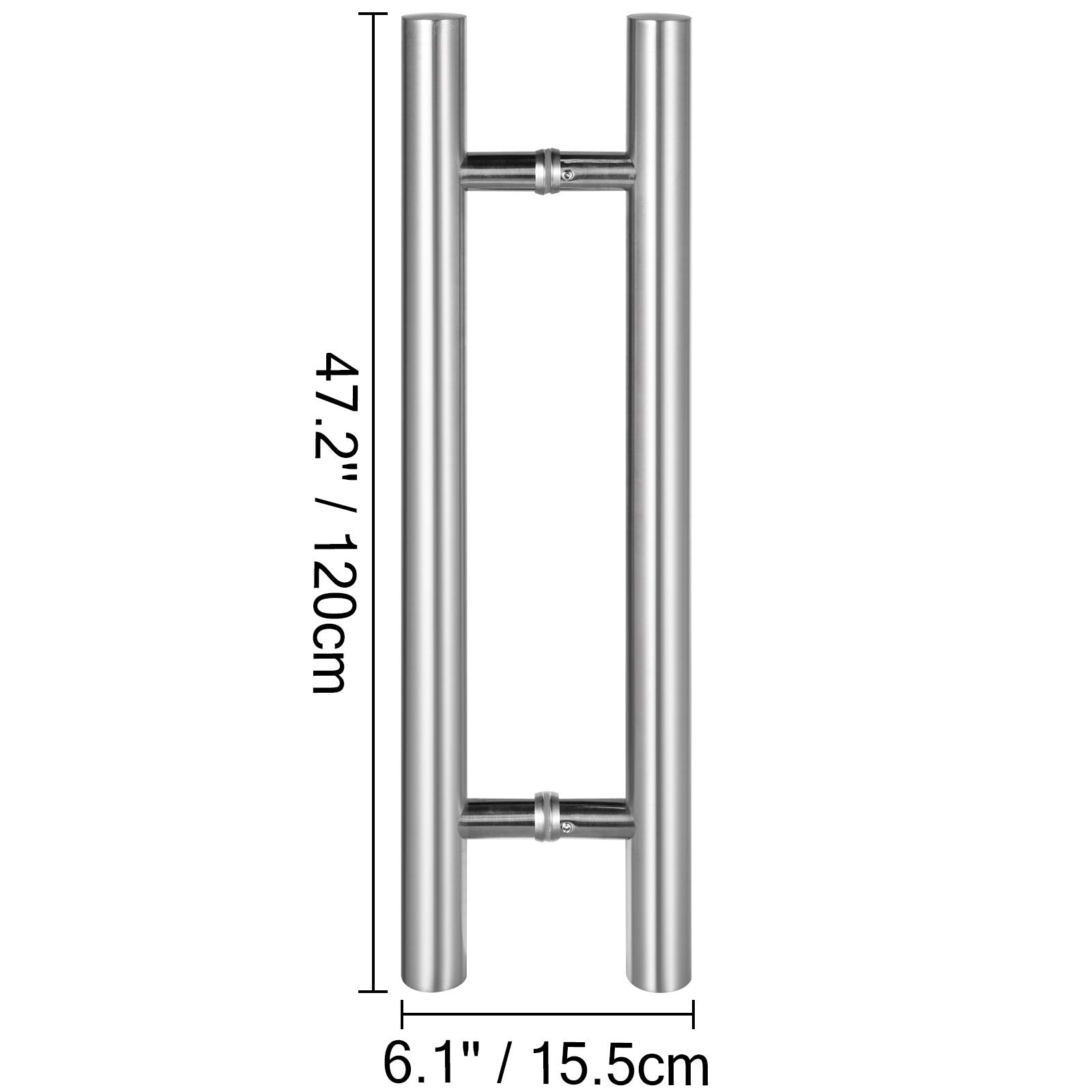 Buy VEVOR Ladder Style Door Handle 47.2" Length Stainless Steel Door ...