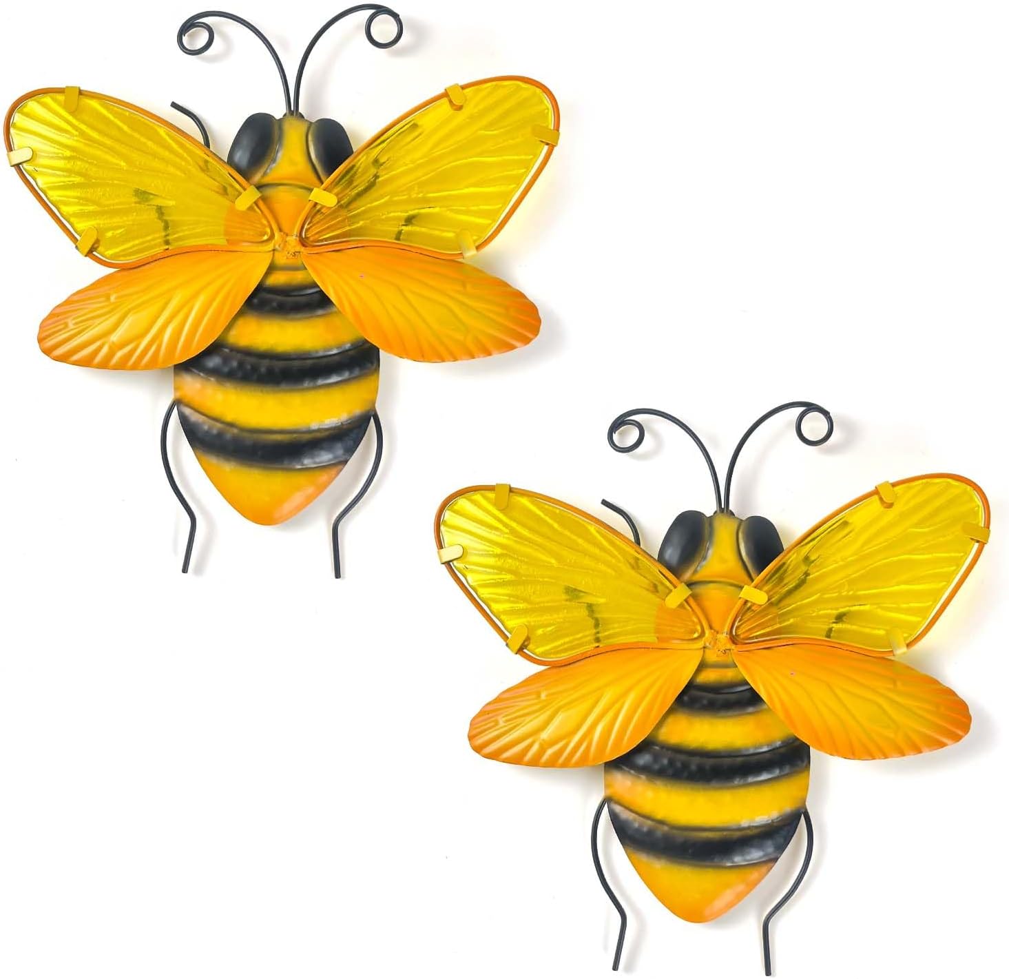 Amazon.com : MACLARONX 4 PCS Metal Bumble Bee Garden Decor Outdoor ...