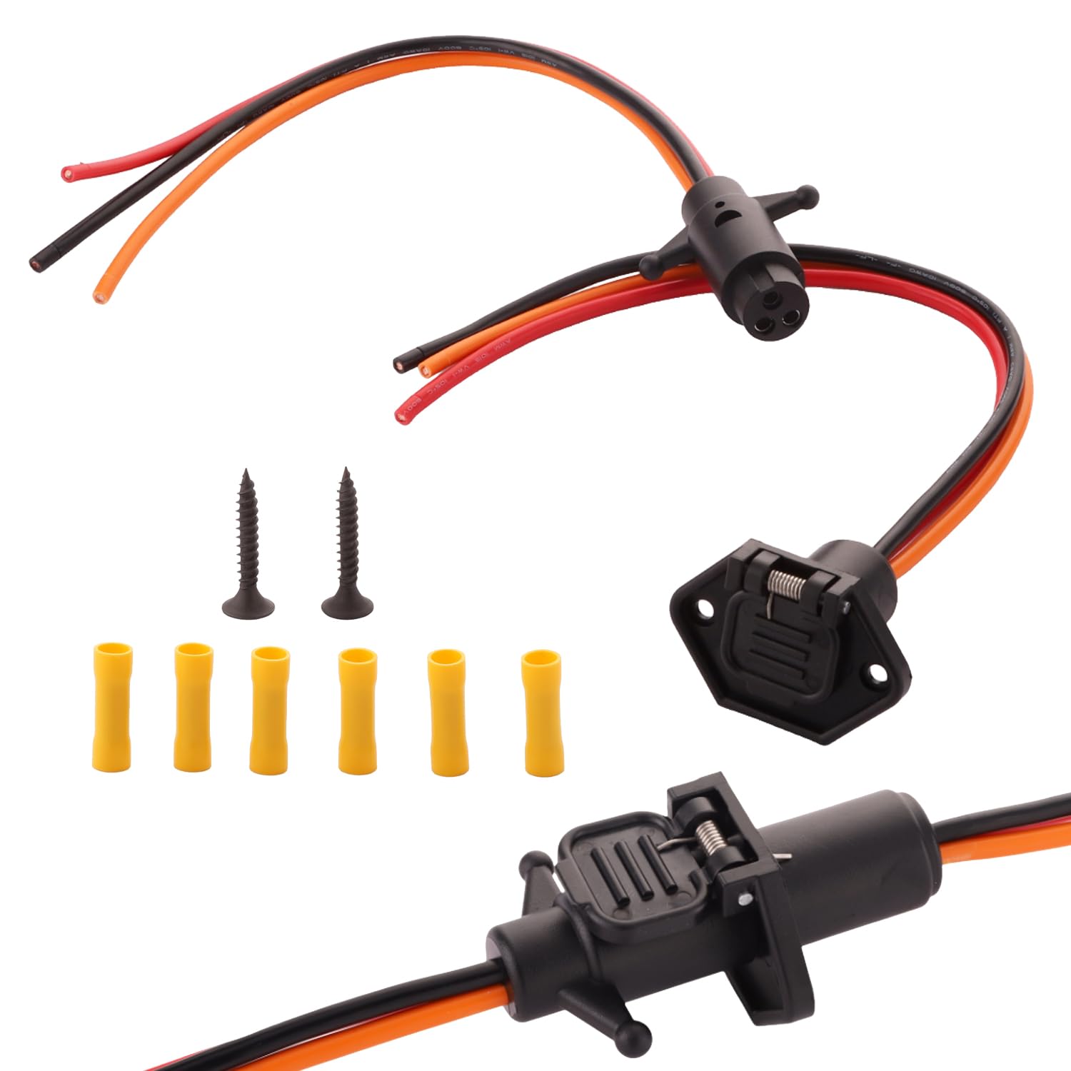 Amazon.com: TXRXIZ 12-24V 10 Gauge 3 Wire Trolling Motor Plug ...