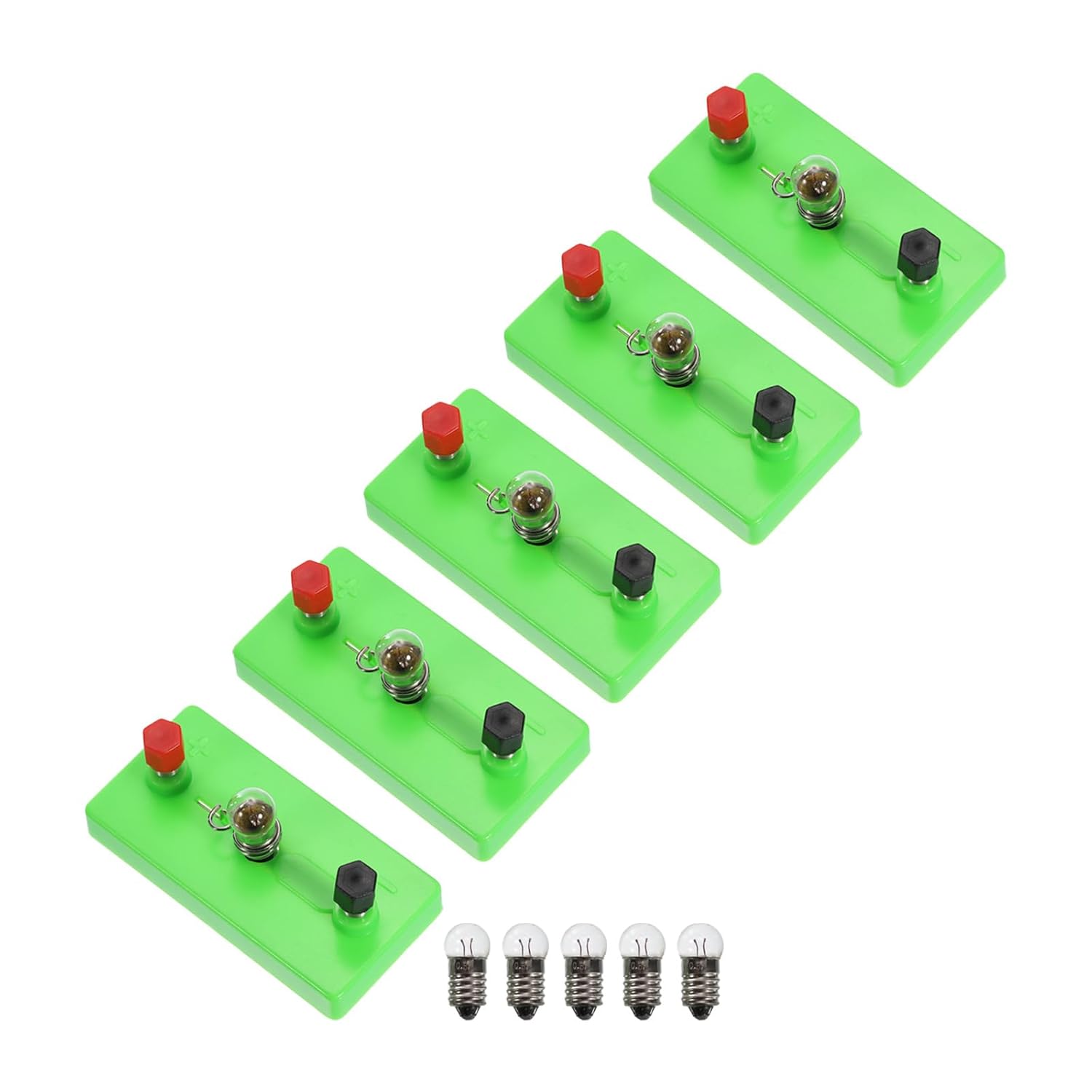 Amazon.com: PATIKIL Mini Bulb Socket with 1.5V Bulb, 5 Pcs Bulb Holder ...