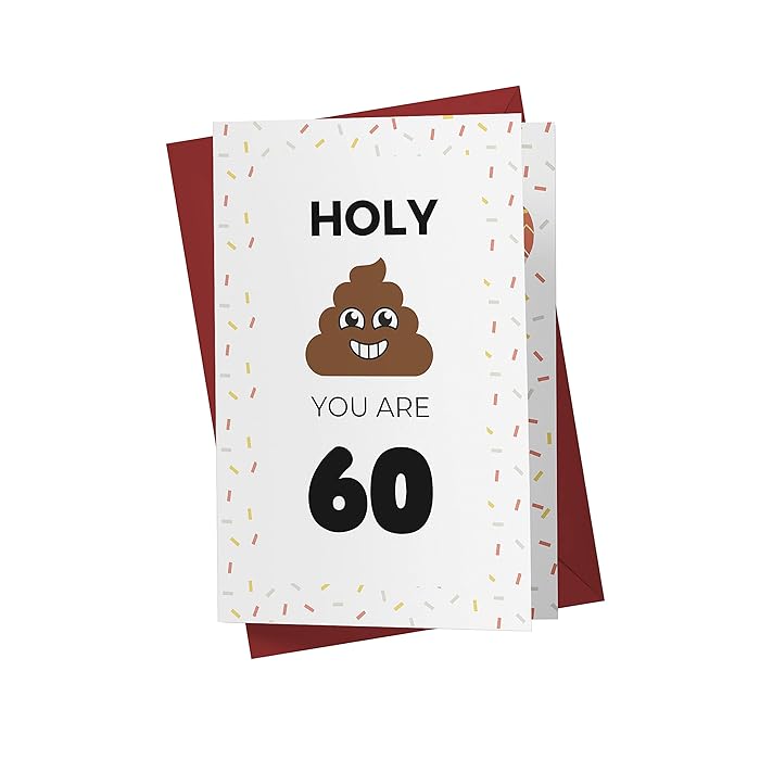 Buy Funny 60th Birthday Card – Funny 60 Years Old Anniversary Card ...