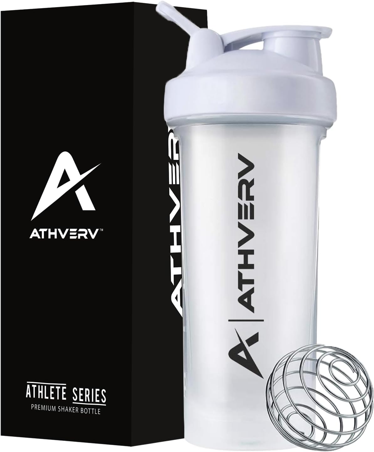 ATHVERV Plastic Pro Gym Shaker Bottle, Protein Shaker With 2 Storage ...