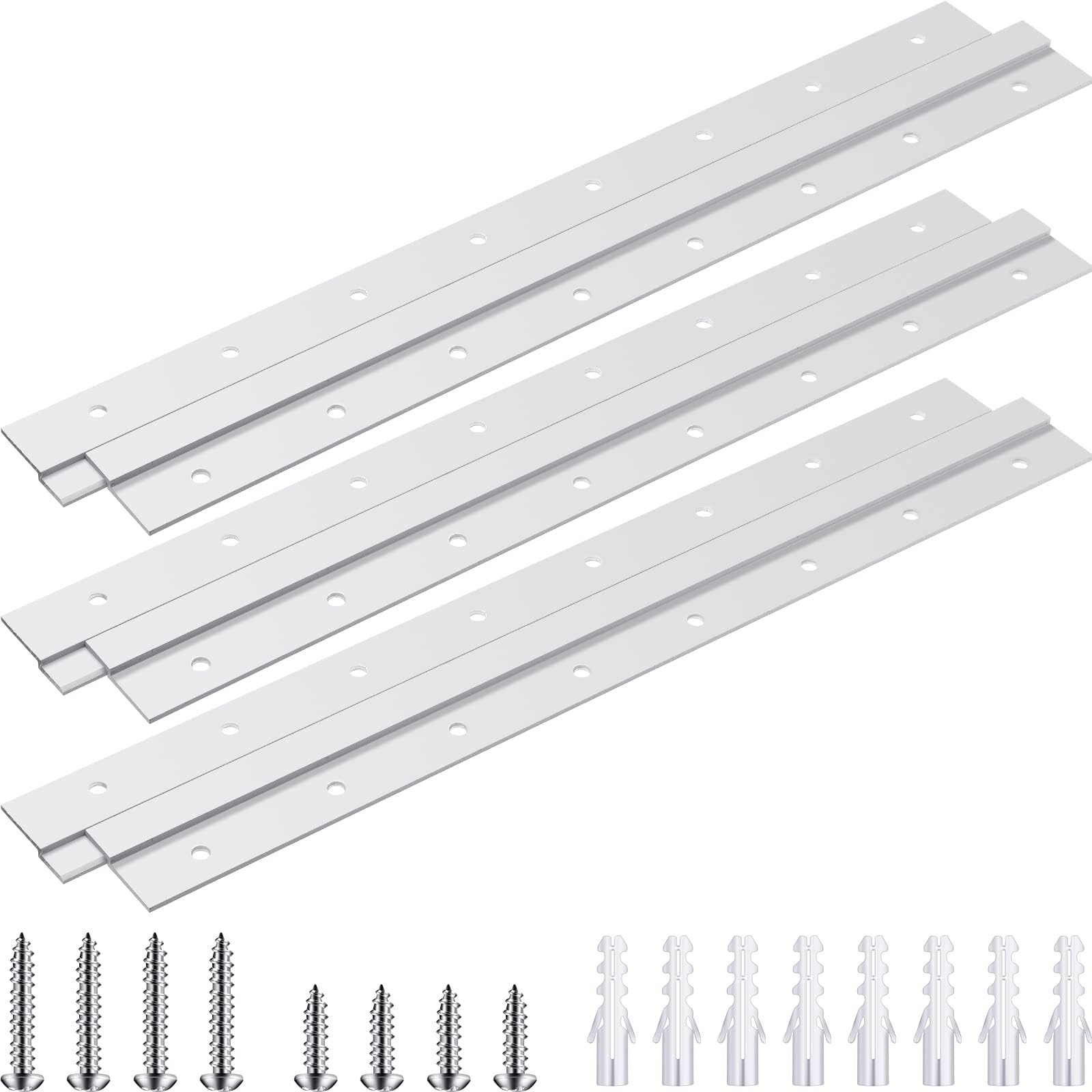 6 Pairs (12 pcs) Cleat Picture Hanger 6inch French Cleat Hanger Heavy ...