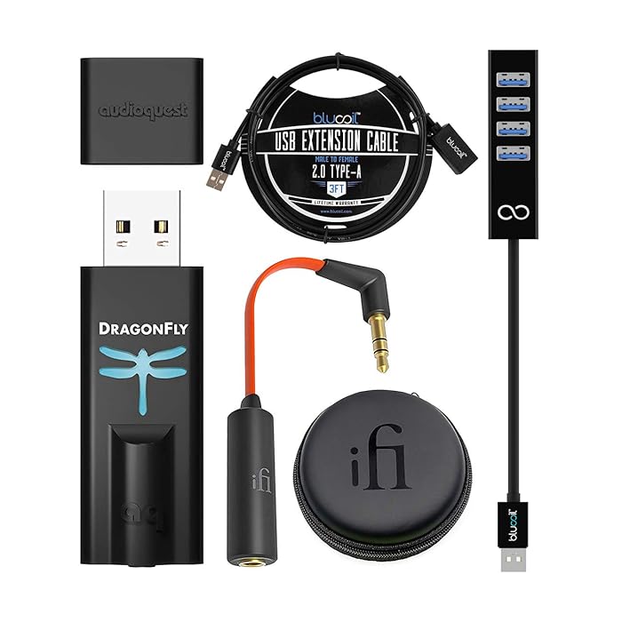 Buy AudioQuest DragonFly Black v1.5 Plug-in USB DAC + Preamp ...