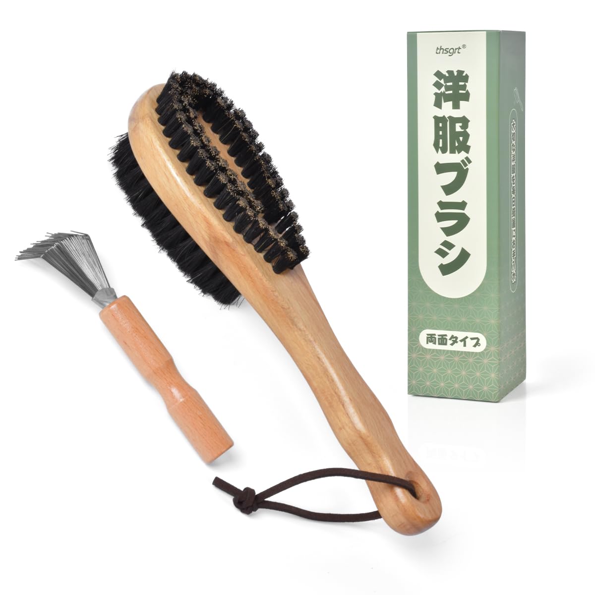 Amazon.co.jp: SOHAPI 洋服ブラシ 馬毛ブラシ 【天然馬毛100%】 毛玉ブラシ 冬用 洋服 毛取り 靴ブラシ カシミヤ ブラシ スーツブラシ 天然木 静電/ホコリ除去 花粉 ...