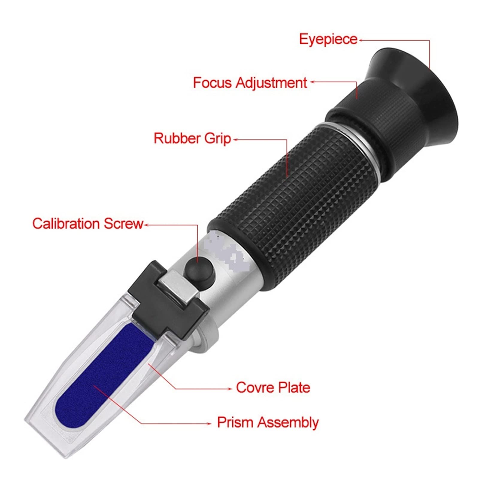 Snapklik.com : Refractometer Handheld Refractometer Sugar Concentration ...