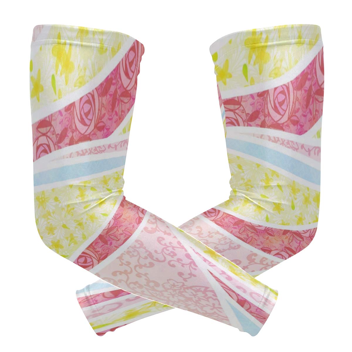 Buy Arm Sleeves Colors in Japanese Style Leaf Wheel Man Baseball Long ...