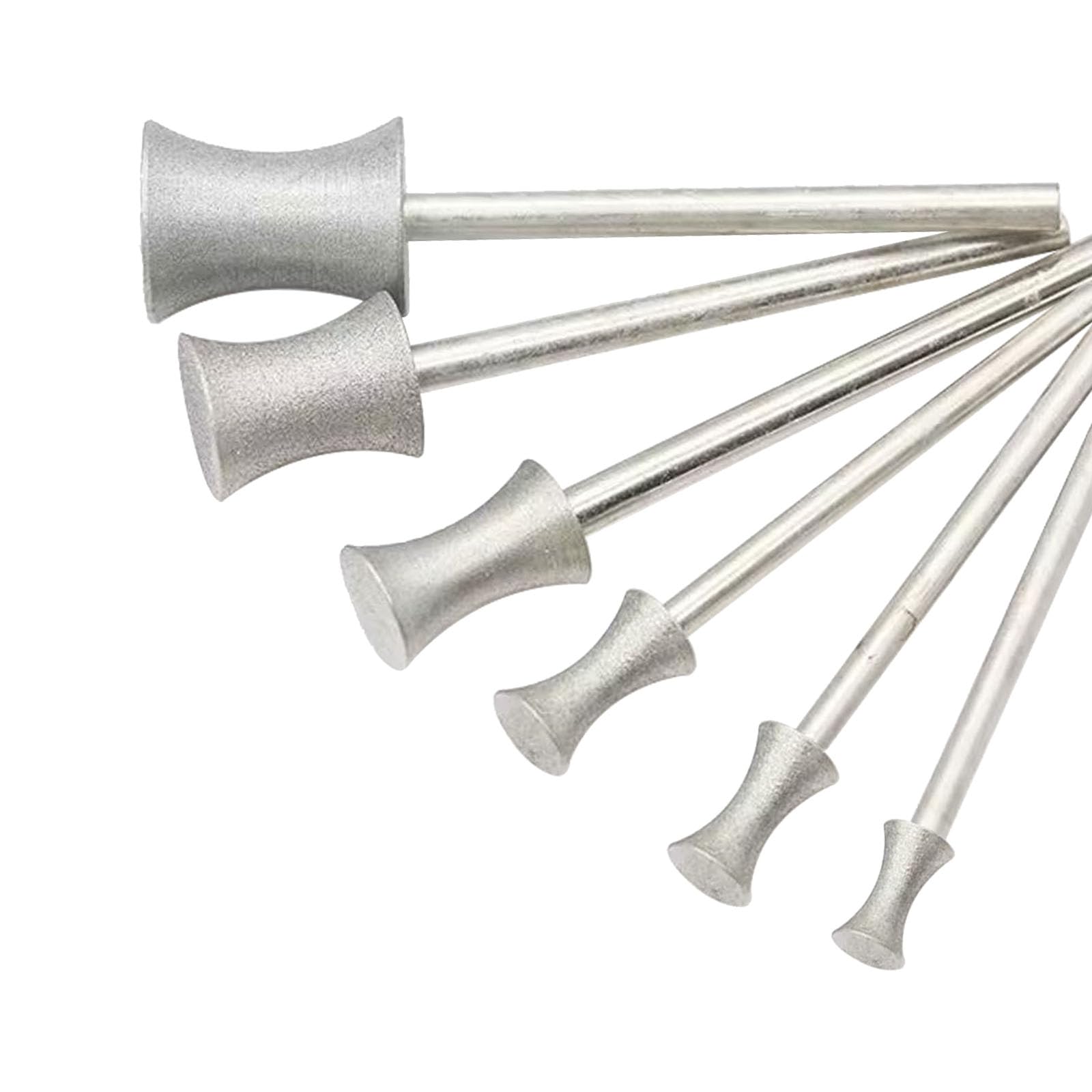 Amazon.com: Luo ke 6 Pcs Diamond Burs Set - Fine Grit Diamond Mounted ...