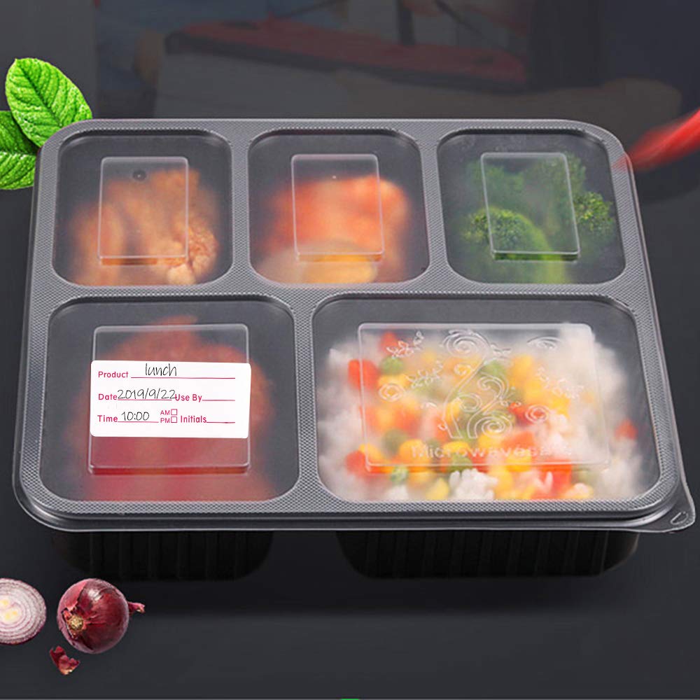 Hybsk 1 x 2 Inch Shelf Life Labels for Food Rotation Use by Food ...